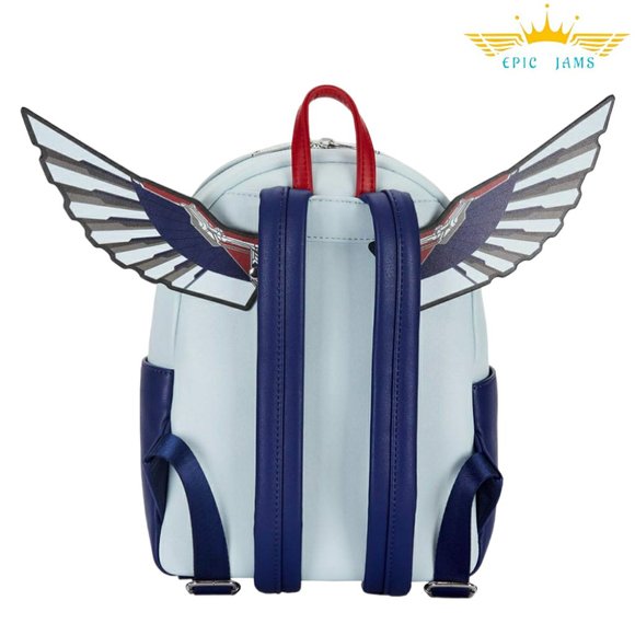 Loungefly | Bags | Loungefly Marvel Falcon Captain America Cosplay Mini ...